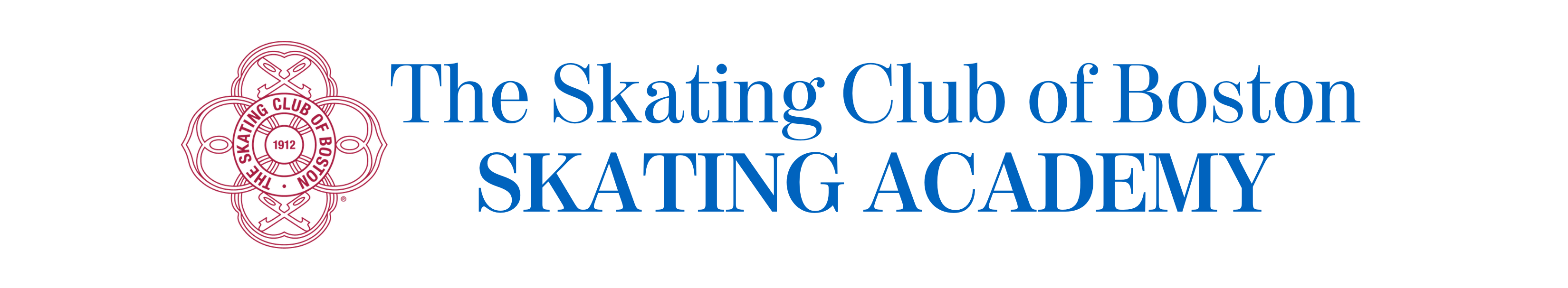 Skating Academy Blue Colored Logo – The Skating Club of Boston
