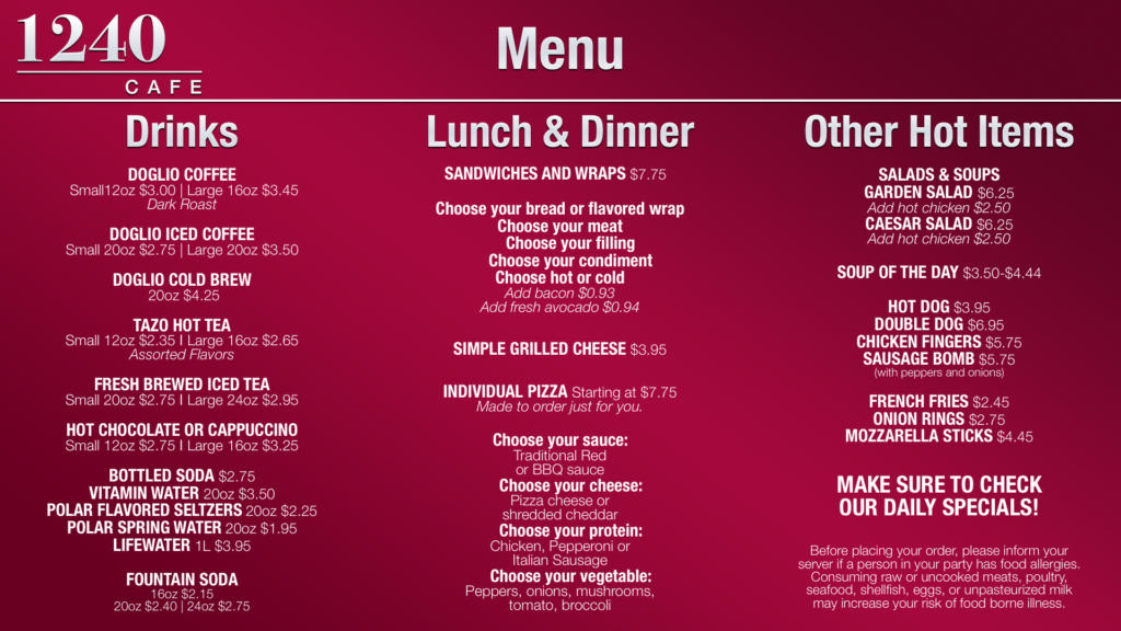 1240 Café – The Skating Club of Boston